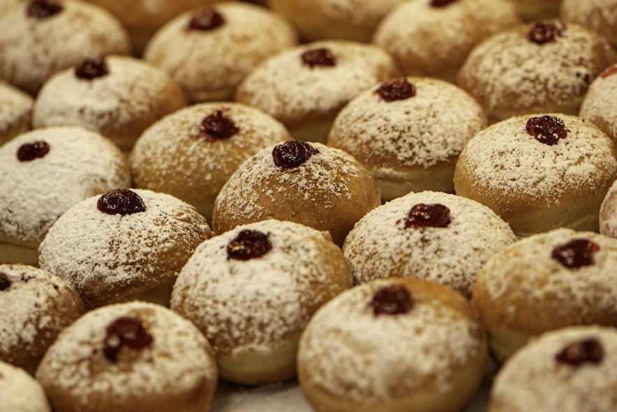 Chanukah-oliebollen of soefganioth - Studiehuis Reshiet